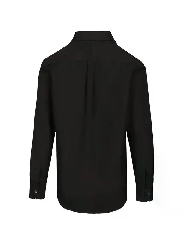 Paul Smith Artist Stripe Cuff Shirt - Black