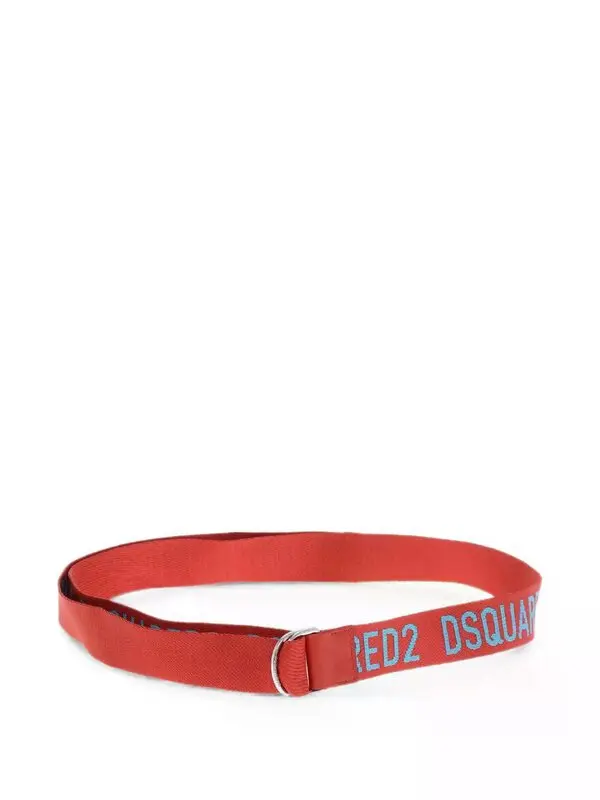 Dsquared2 Logo Jacquard Tape Belt