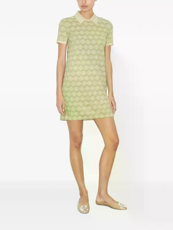 Tory Burch Monogram-pattern Polo Dress