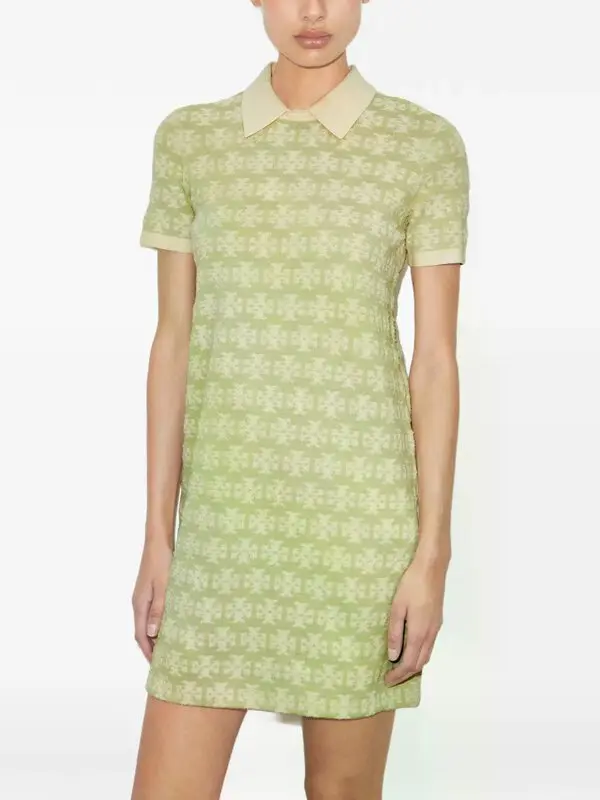 Tory Burch Monogram-pattern Polo Dress