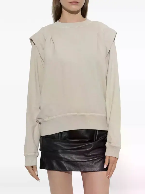MARANT ETOILE Pleated Shoulder Sweatshirt