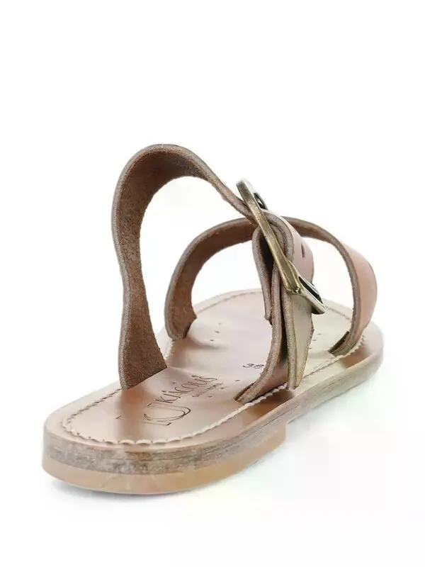 K.JACQUES Buckle-fastening Leather Sandals - Brown