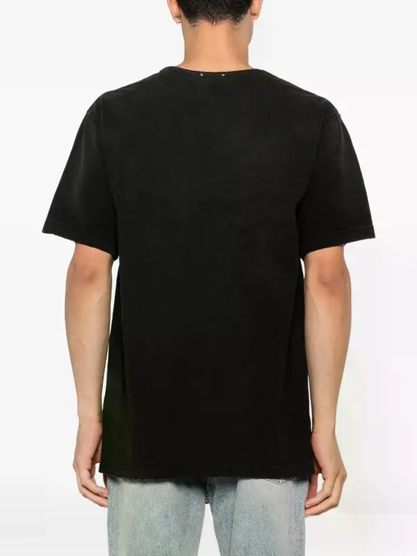 ANTIK DENIM Faded-effect Logo-plaque T-shirt