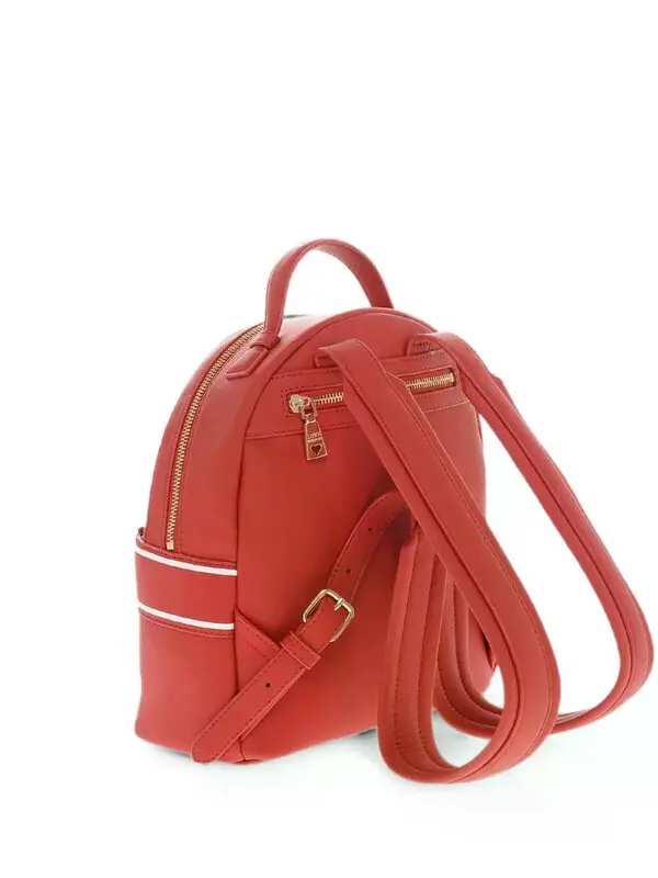 Moschino Love Logo-print Backpack - Red