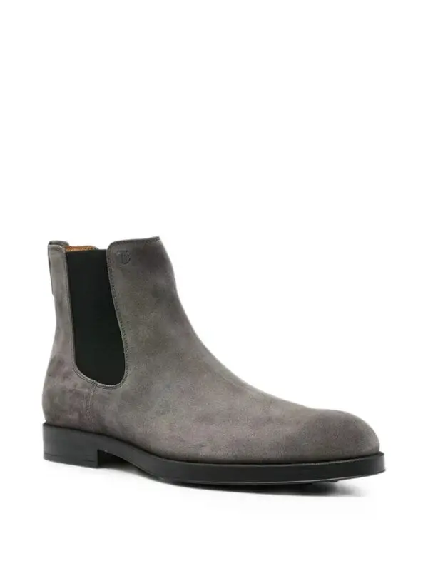 TOD'S Round-toe Elasticated-side Chelsea Boots