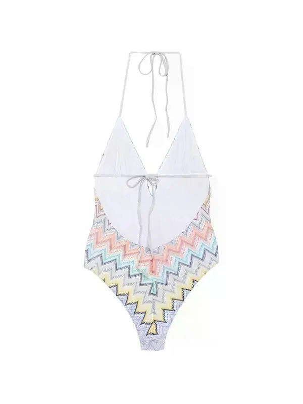 Missoni Zigzag Halterneck Swimsuit