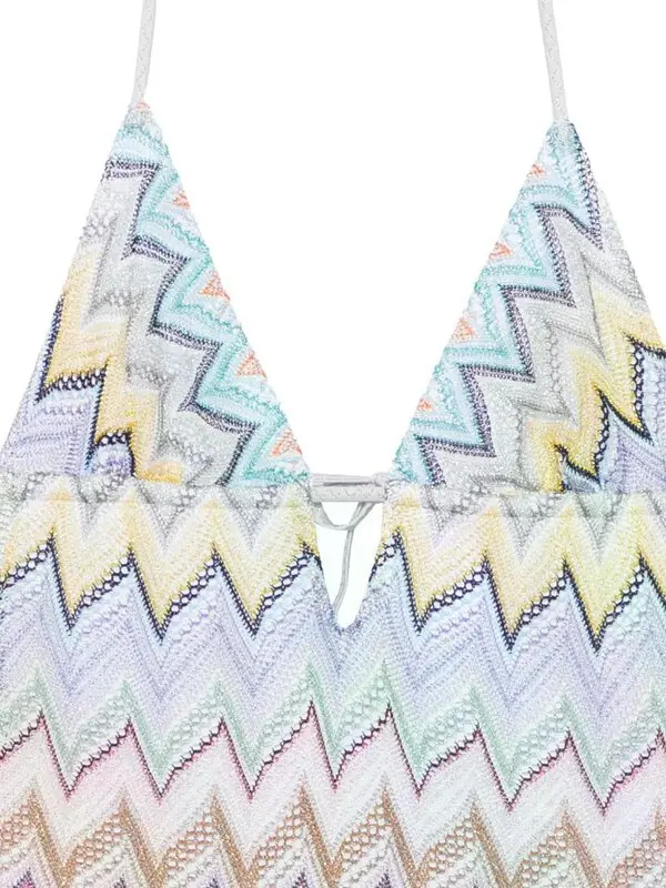 Missoni Zigzag Halterneck Swimsuit