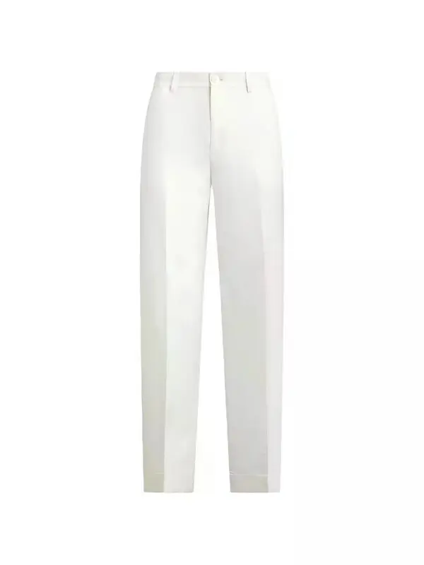 Ralph Lauren Pleated Cropped Trousers - White