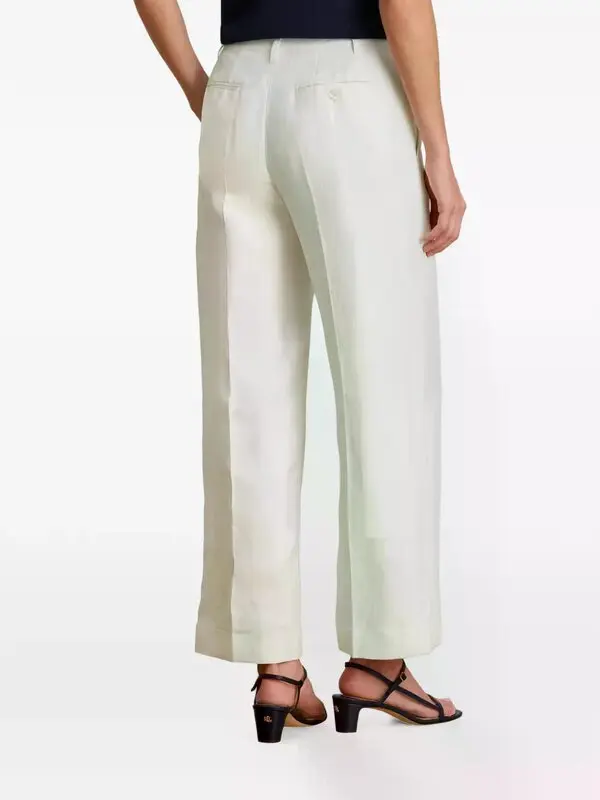 Ralph Lauren Pleated Cropped Trousers