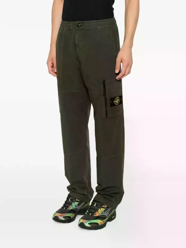Stone Island Logo Patch Cargo Pants