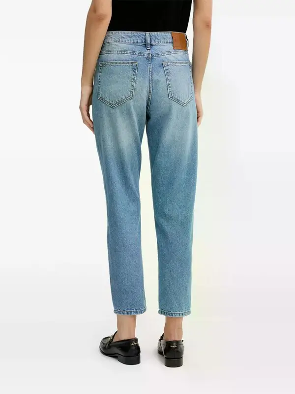 BENETTON Faded Logo Patch Jeans