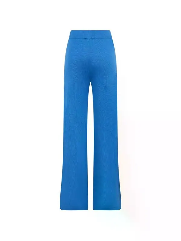 MOORER Matilde Fine-knit Wide-leg Trousers