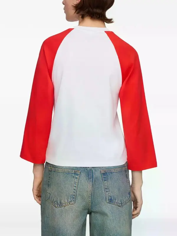 GANNI Graphic Print Raglan Sleeve T-shirt
