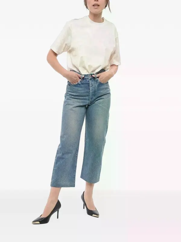 TANAKA Wide-leg Cropped Jeans