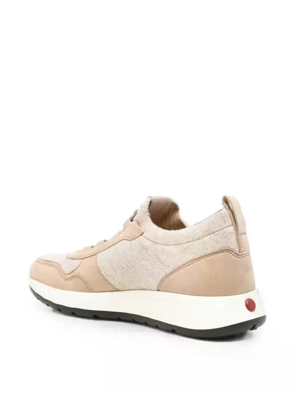 TOD'S Sneakers In Knit And Suede - Neutrals