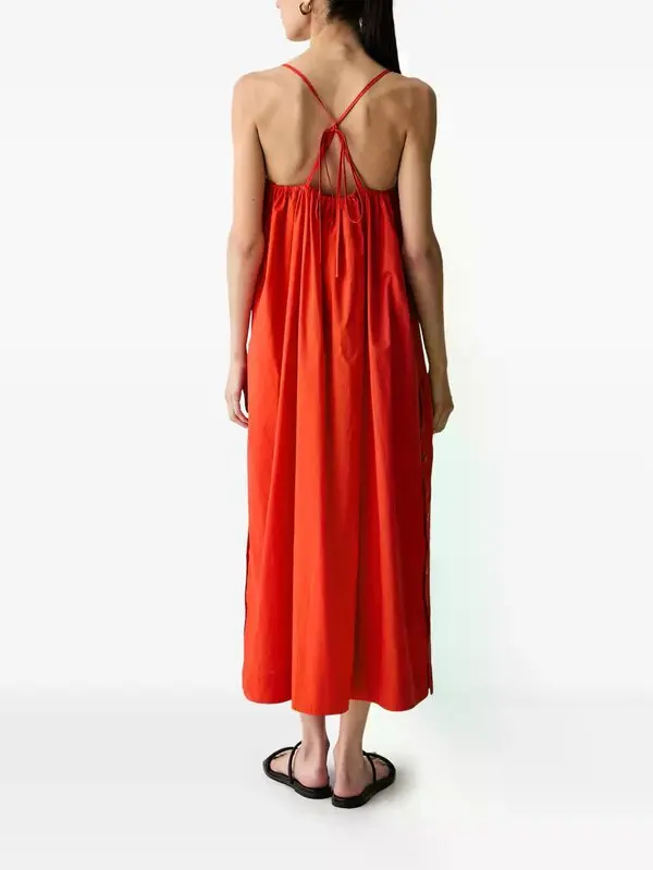 BENETTON Tie-fastening Loose Maxi Dress