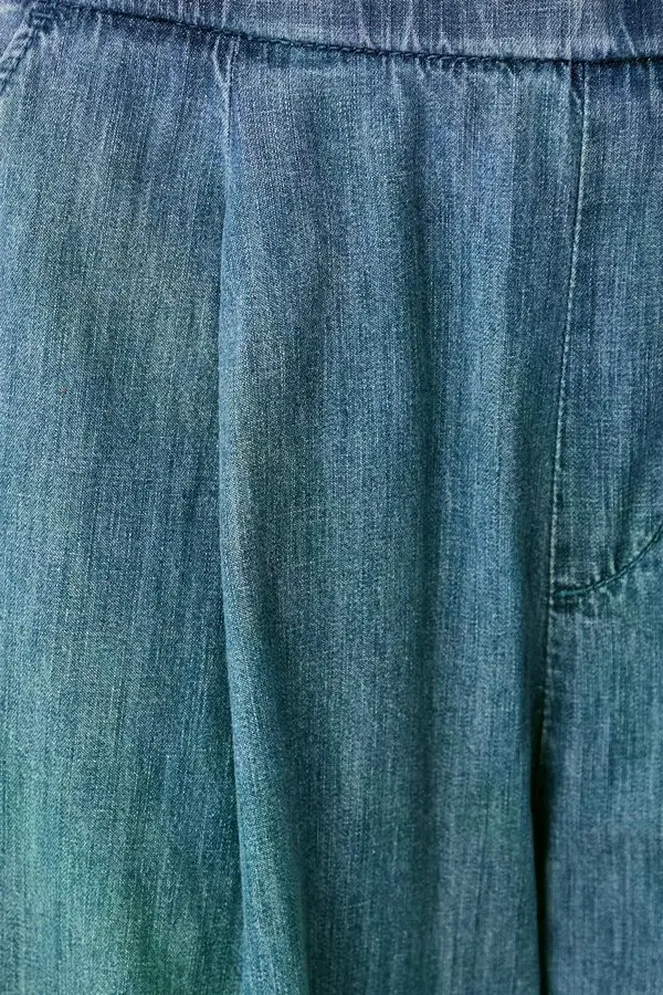 BENETTON Pleated Detail Turn-up Trousers