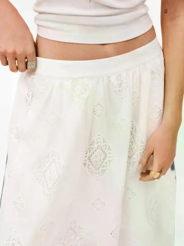Ba&sh Mona Lace-trim Maxi Skirt