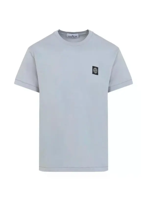Stone Island Logo-patch T-shirt - Grey