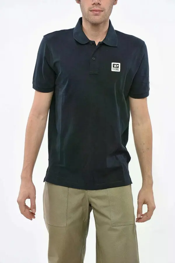DIESEL® Logo-patch Polo Shirt