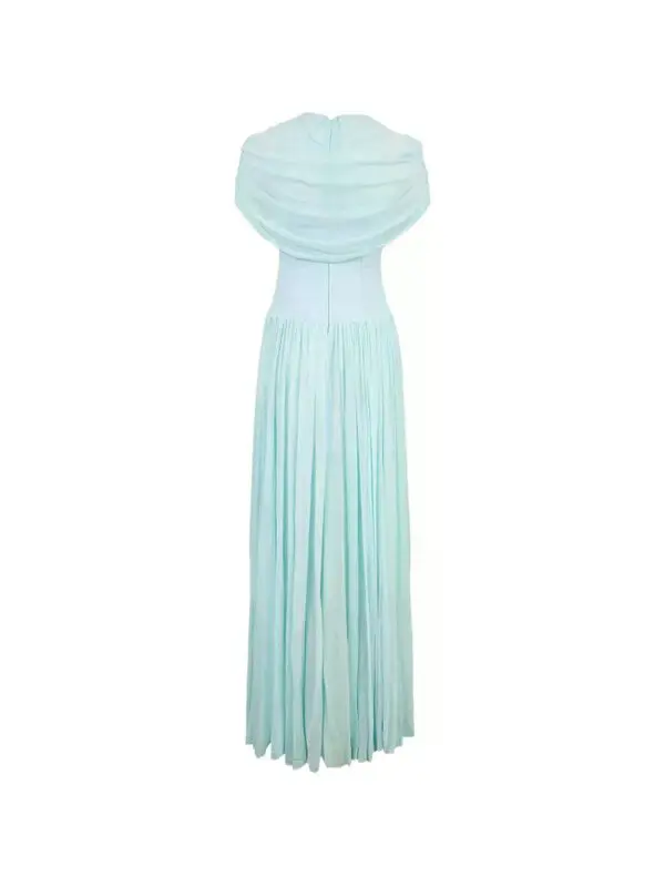 Simkhai Nancie Draped Maxi Dress - Blue