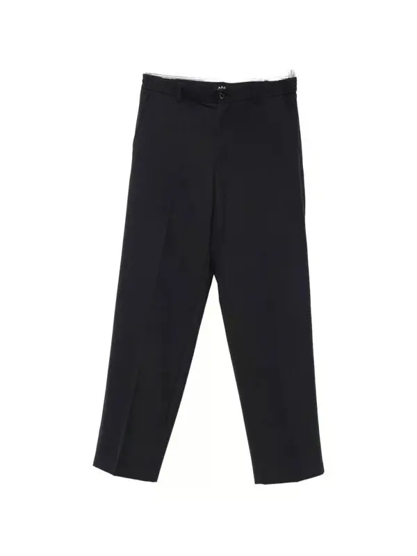 A.p.c. Straight-leg Tailored Trousers - Blue