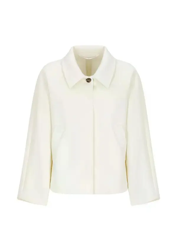 EMME Spread-collar Raglan-sleeve Jacket