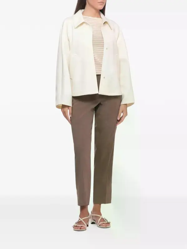 EMME Spread-collar Raglan-sleeve Jacket