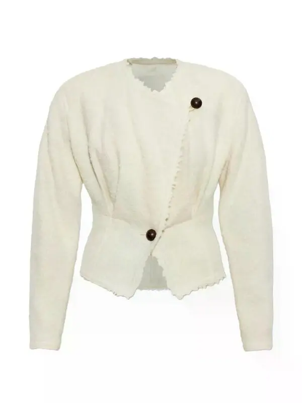 Isabel Marant Étoile Frayed-edge Tweed Jacket - Neutrals