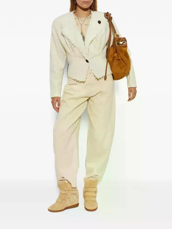 Isabel Marant Étoile Frayed-edge Tweed Jacket