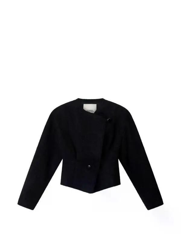Isabel Marant Étoile Suna Cropped Bouclé Jacket - Neutrals