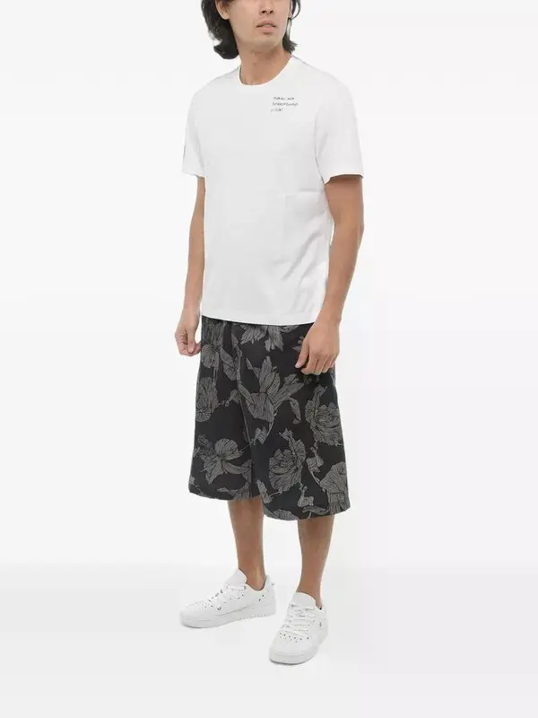 Neil Barrett Slogan-print Crew-neck T-shirt