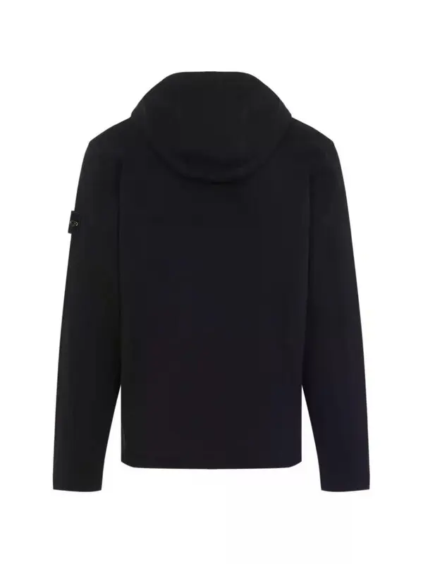 Stone Island Logo-patch Zip-up Hoodie