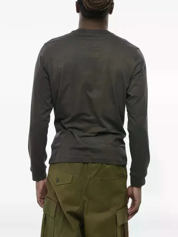 DIESEL® Embossed-logo Long-sleeved T-shirt