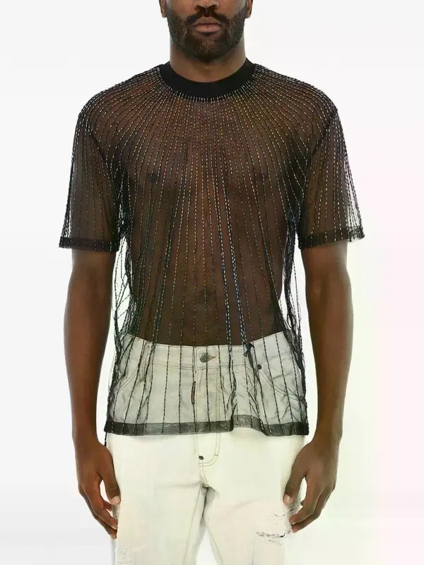 Dsquared2 Sequin-embellished T-shirt - Black