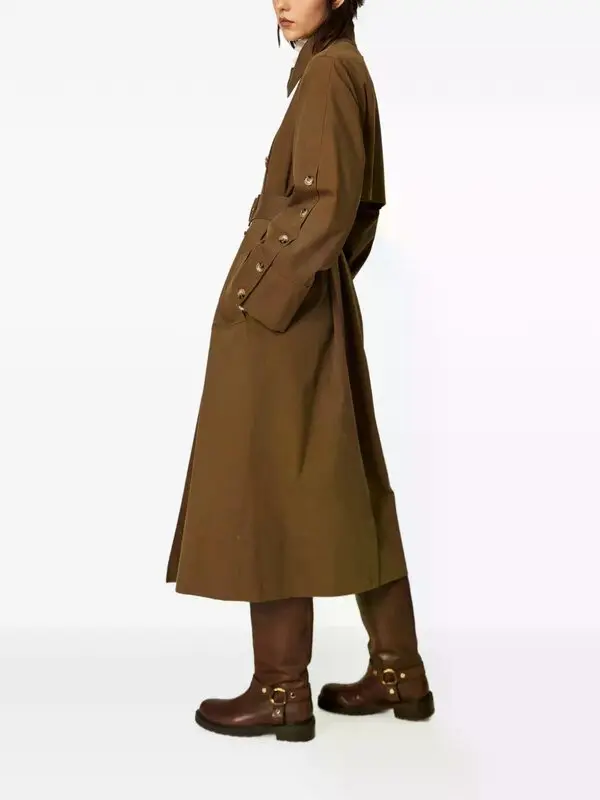 TWINSET Cotton-blend Gabardine Trench Coat