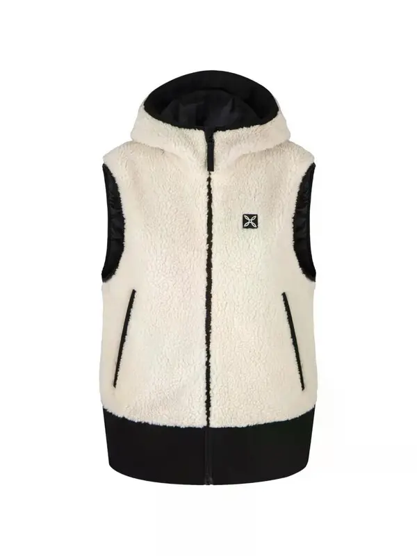 MONTURA Fleece-texture Hooded Sleeveless Jacket