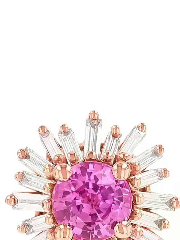 SUZANNE KALAN Princess Sapphire And Diamond Earrings