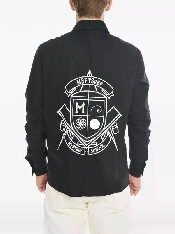MSFTS Logo-print Cotton Shirt