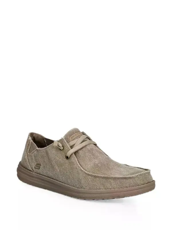Sketchers Slip-ins Melson Coronado Lace-up Boat Shoes - Brown