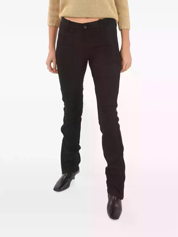 DIESEL® Perkuno Zip-detail Trousers - Black