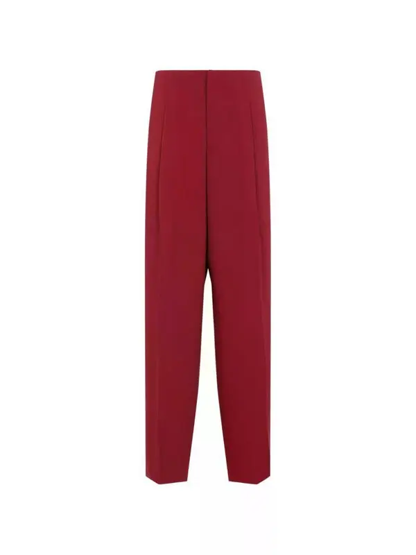 Alberta Ferretti Pleated Straight-leg Trousers