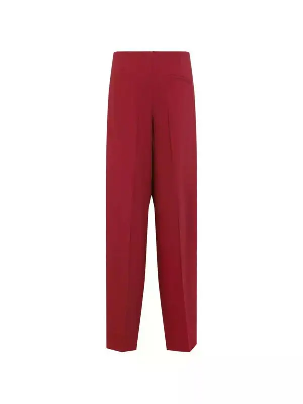 Alberta Ferretti Pleated Straight-leg Trousers