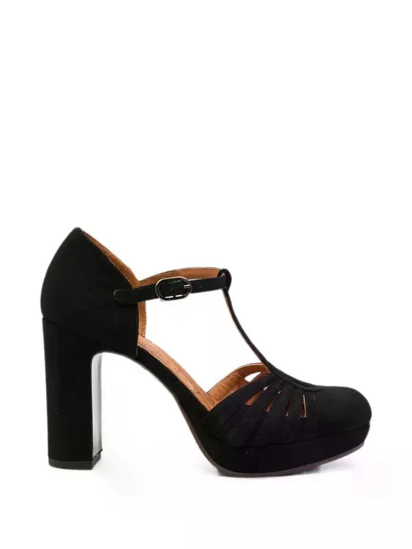 Chie Mihara Uyelo T-bar Platform Pumps - Black