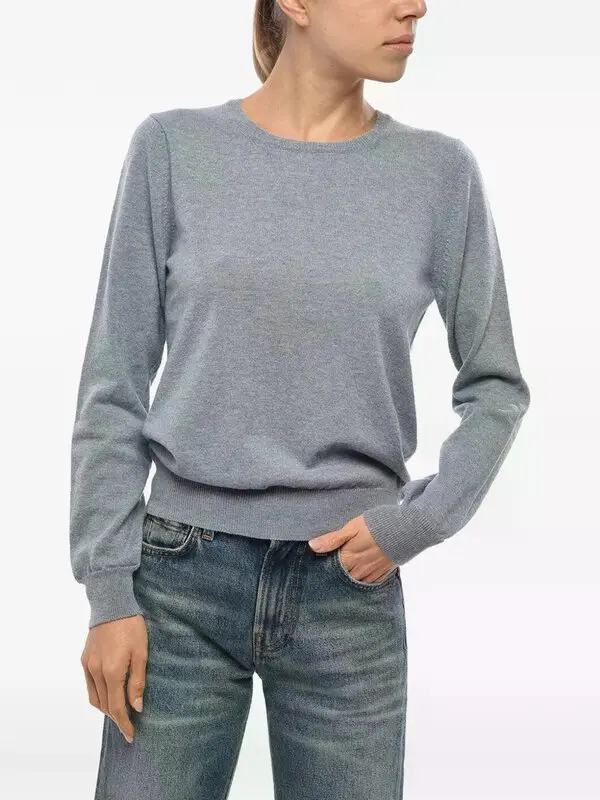 Malo Crew-neck Long-sleeve Sweater - Blue