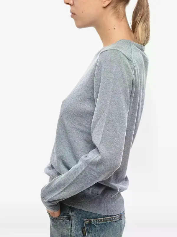 Malo Crew Neck Long Sleeve Sweater - Blue