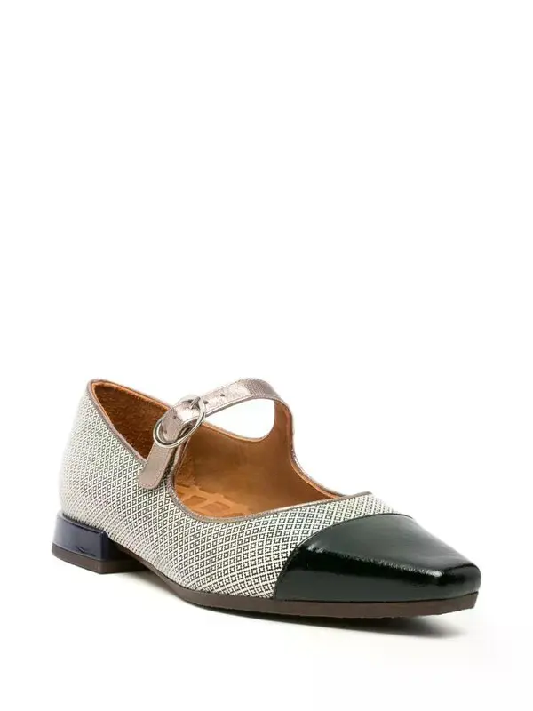 Chie Mihara Gallet Buckle-fastening Cap-toe Ballet Flats
