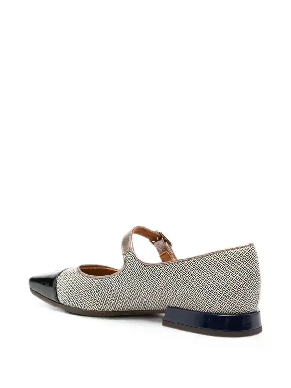 Chie Mihara Gallet Buckle-fastening Cap-toe Ballet Flats