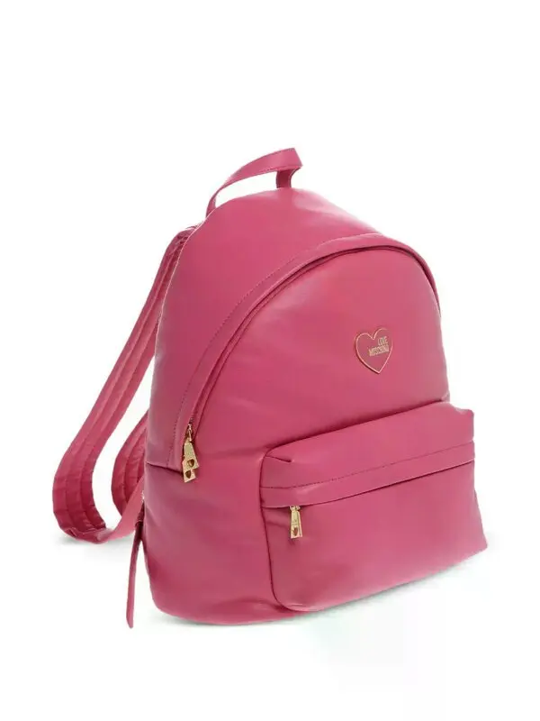 Moschino Heart-plaque Backpack