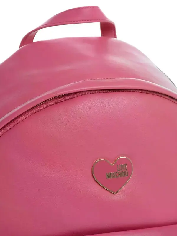 Moschino Heart-plaque Backpack